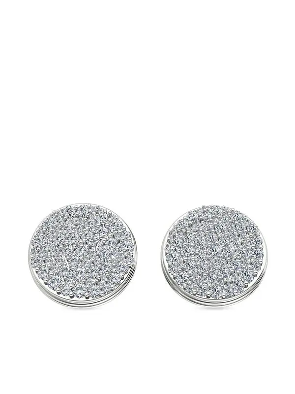 ALINKA 18kt White Gold Diamond Stud Earrings - Silver