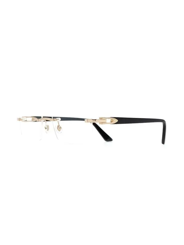 CARTIER Rimless Rectangle-frame Glasses