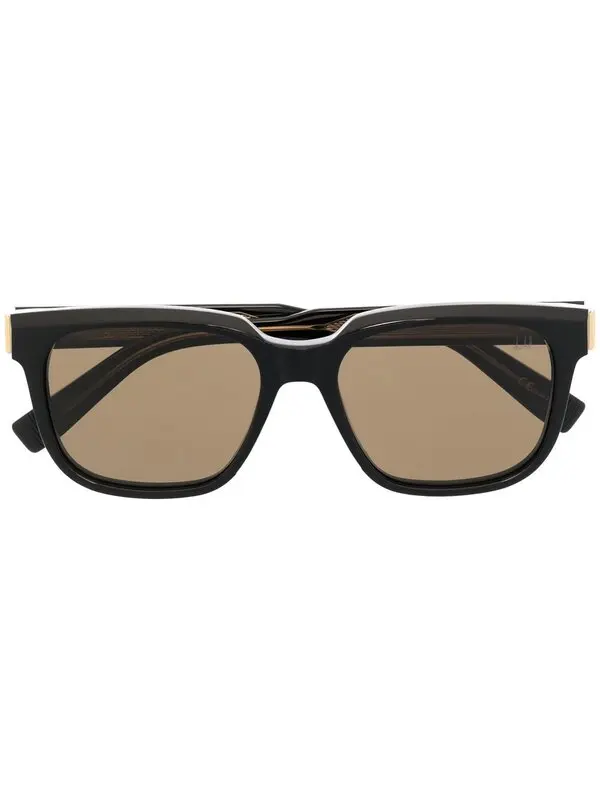 Dunhill Rectangle Frame Sunglasses - Black