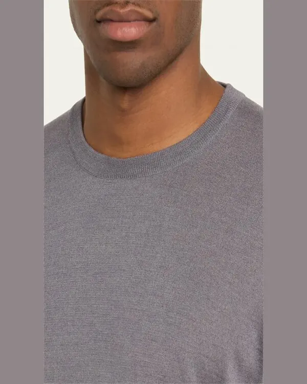 Charvet Solid Crewneck Sweater