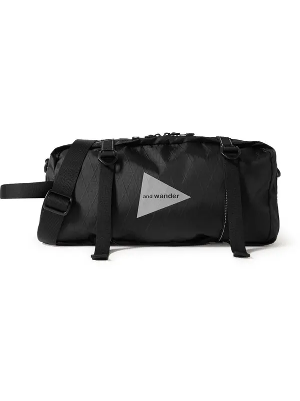 And Wander X-Pac Ripstop Messenger Bag - Black | Editorialist