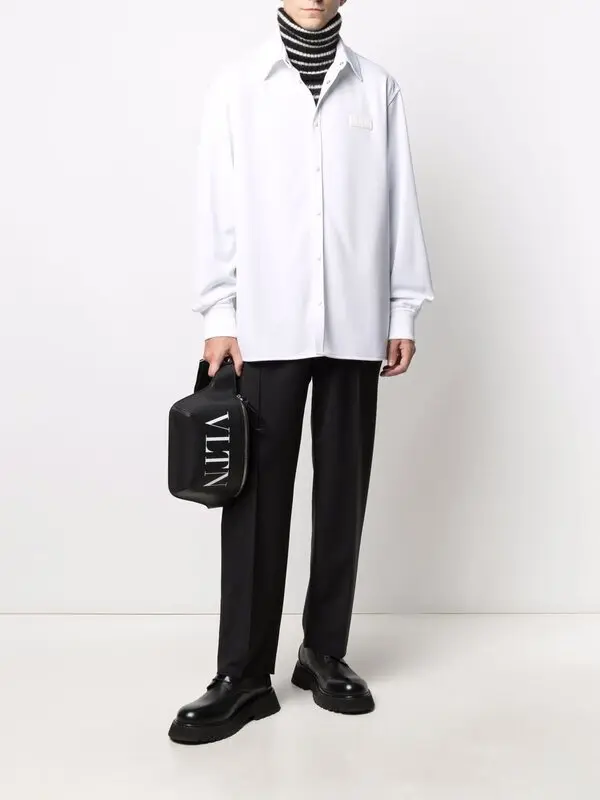 Valentino Garavani Tailored Straight-leg Trousers - Black
