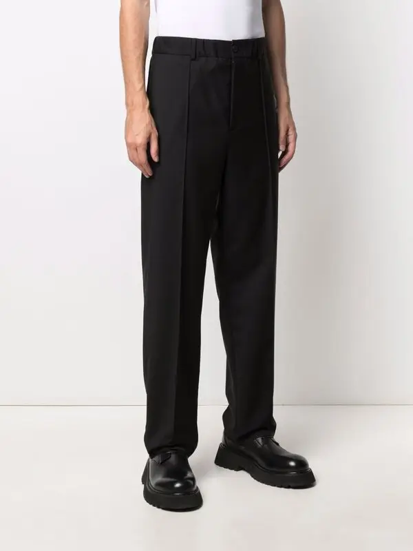 Valentino Garavani Tailored Straight-leg Trousers - Black