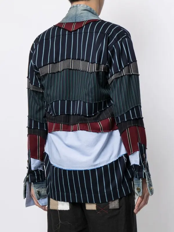 GREG LAUREN Patchwork Long-sleeved Jacket