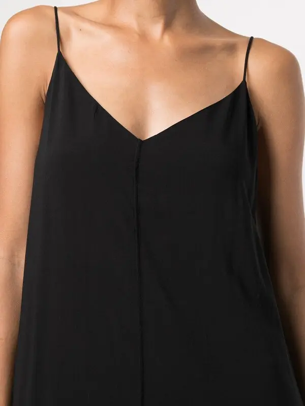 Voz Double-layer Cami Dress - Black