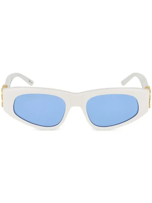Balenciaga Dinasty Bb Cat-eye Sunglasses - White