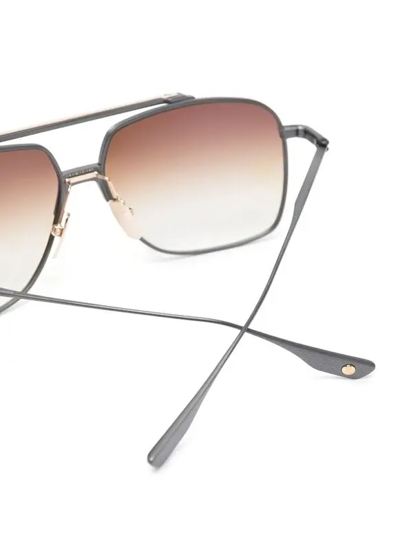 Dita Alkamx Pilot-frame Sunglasses - Grey
