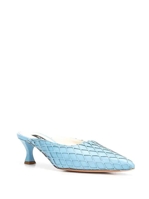 Rochas Laser-cut Mules