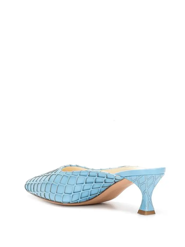 Rochas Laser-cut Mules