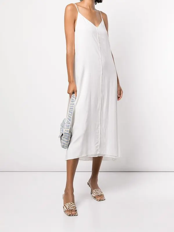 Voz Double-layer Cami Dress - White