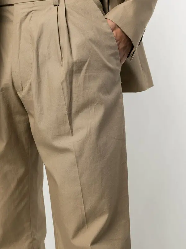 Amiri Box-pleat Straight-leg Trousers