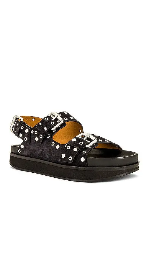 Isabel Marant Ophie Sandal In Black