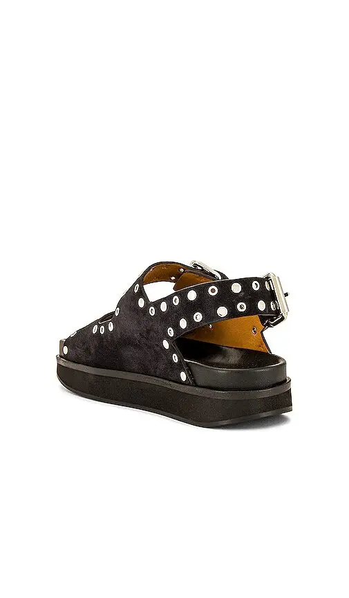 Isabel Marant Ophie Sandal In Black
