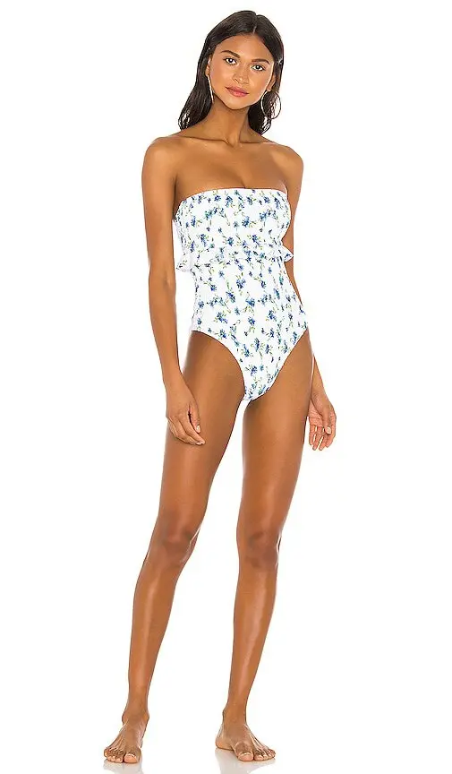 Tularosa Poppy One Piece - Forget Me Not Floral