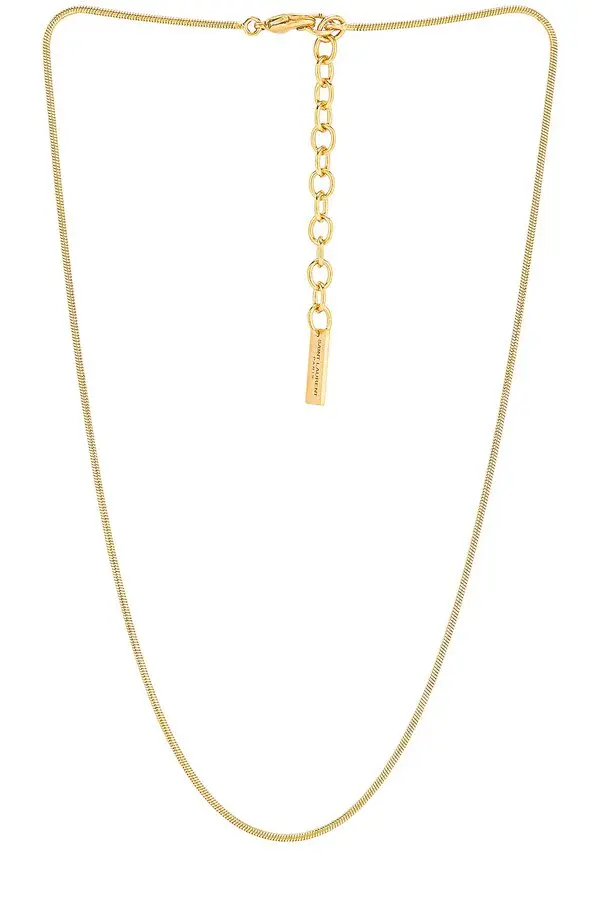Saint Laurent Snake Chain Necklace - Gold