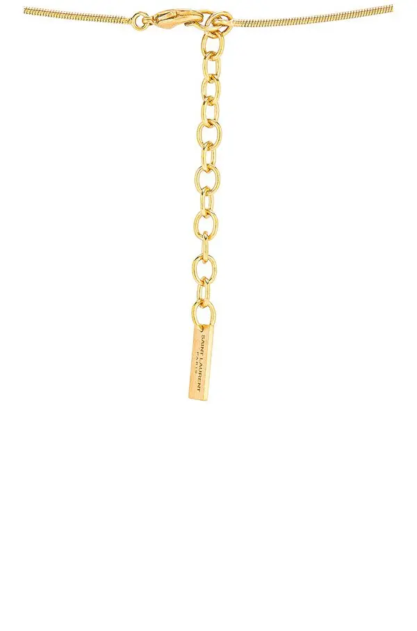 Saint Laurent Snake Chain Necklace