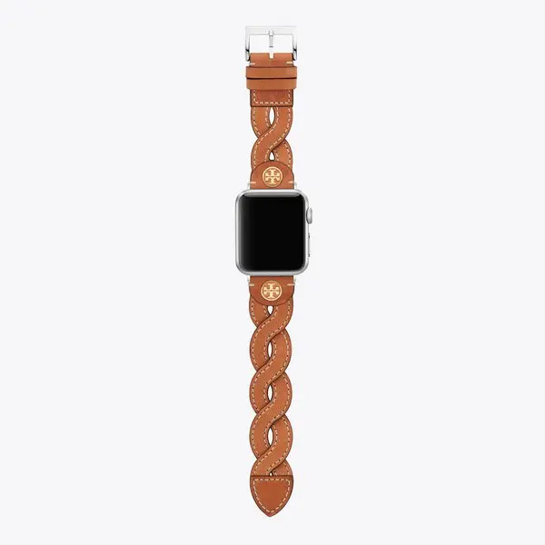 Tory Burch Miller Braided Band For Apple Watch - Camello