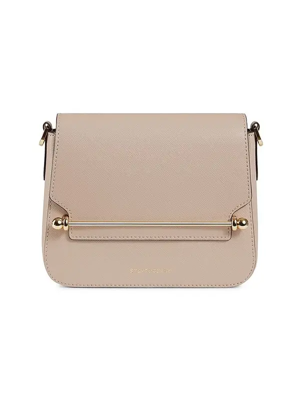 Strathberry Mini Ace Leather Crossbody Bag