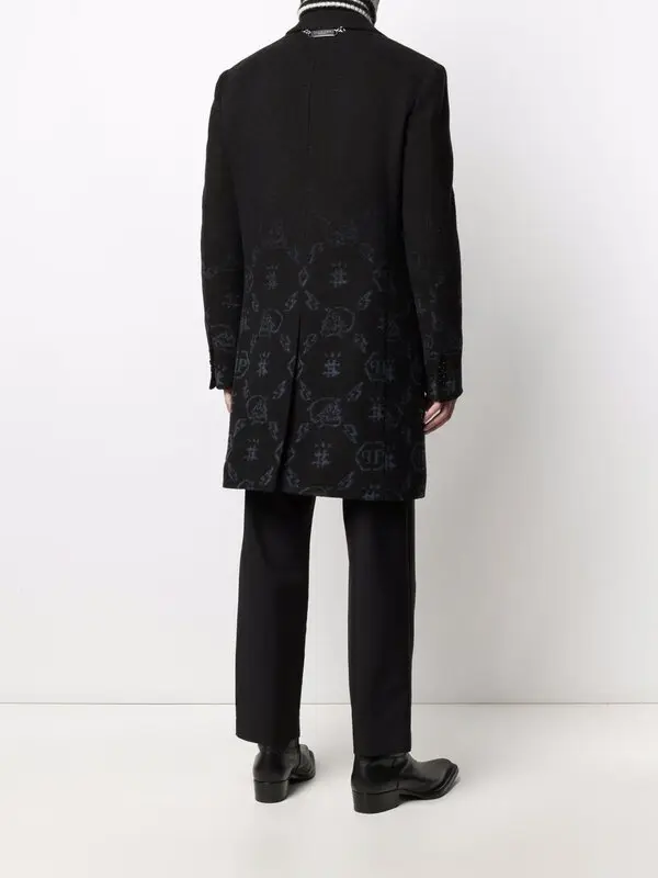 Philipp Plein Monogram Jacquard Coat