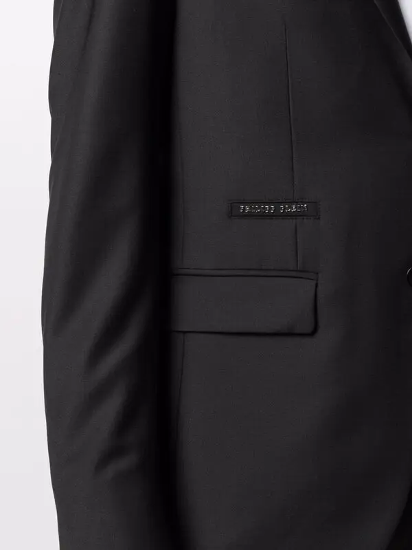Philipp Plein Crystal Skull Single-breasted Blazer