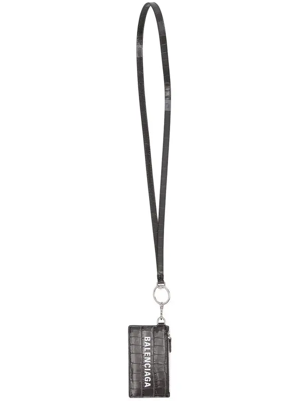 Balenciaga Lanyard Zip Pouch Wallet