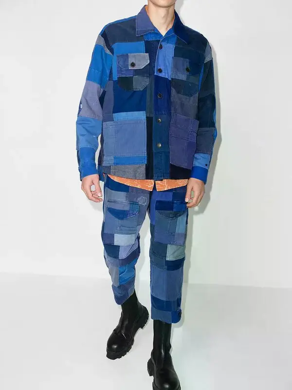 GREG LAUREN French Artist Patchwork Jacket