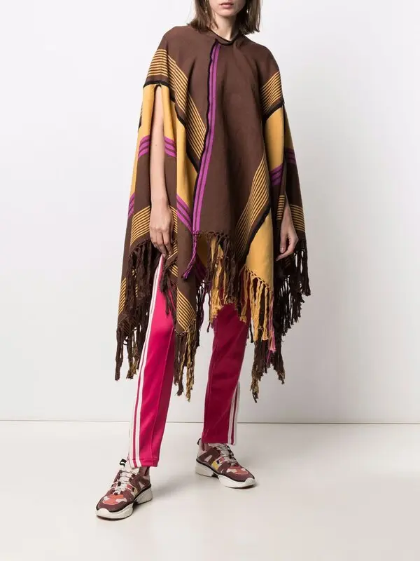 Colville Fringed Striped Cape