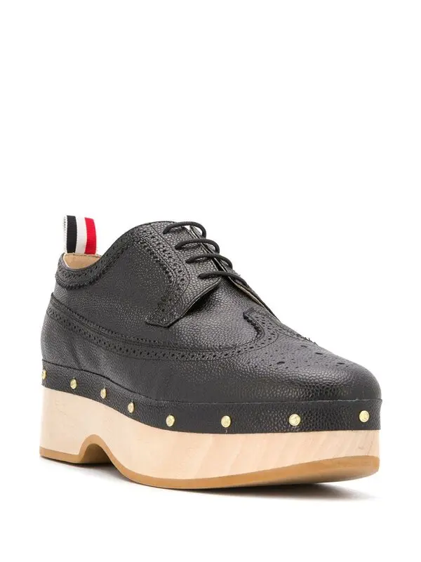 Thom Browne Pebbled Brogue Clogs