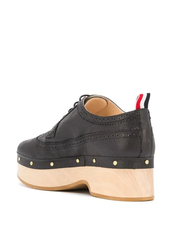 Thom Browne Pebbled Brogue Clogs