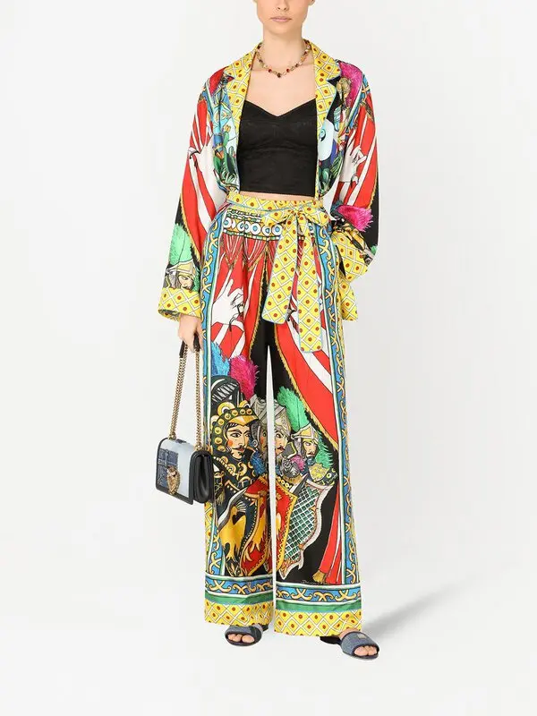 Dolce & Gabbana Carretto-print Pajama Bottoms