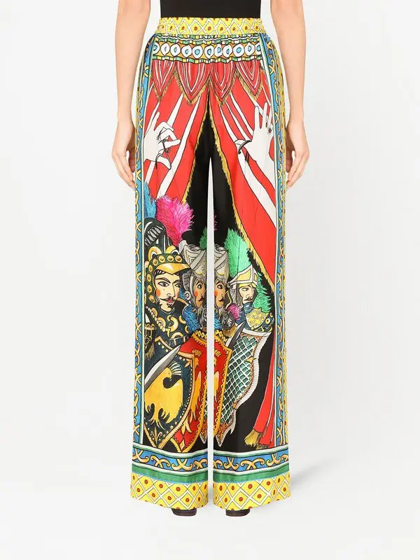 Dolce & Gabbana Carretto-print Pajama Bottoms