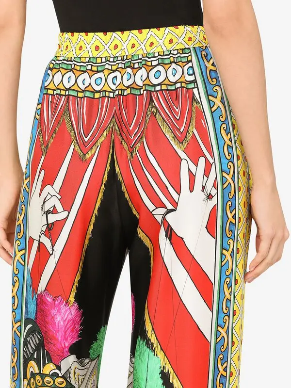 Dolce & Gabbana Carretto-print Pajama Bottoms
