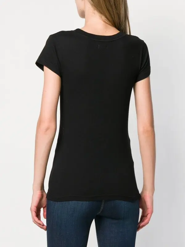 L'Agence Slim Fit T-shirt - Black