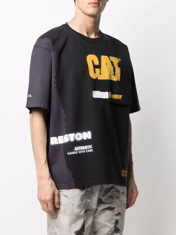 Heron Preston X Caterpillar Logo-print T-shirt