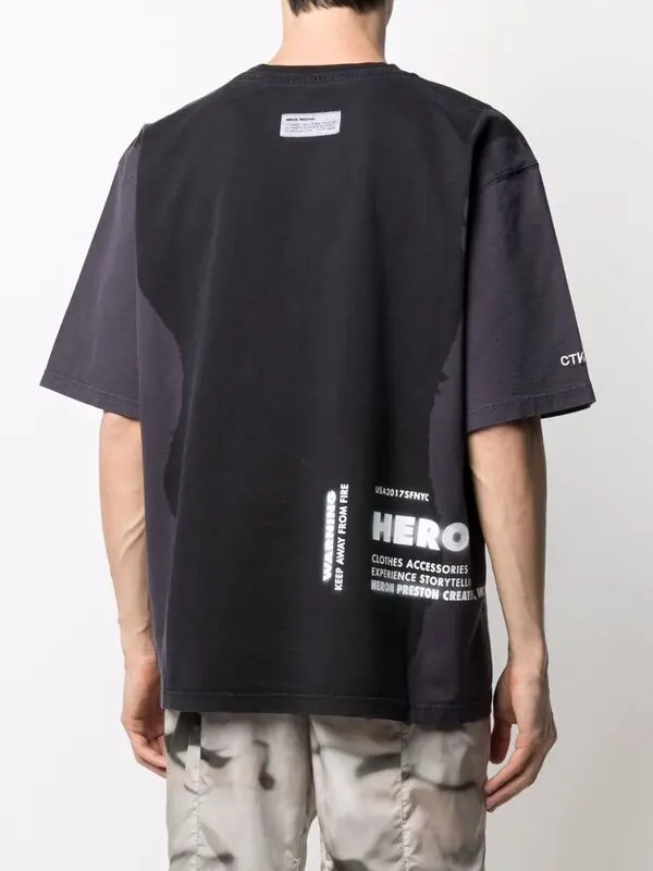 Heron Preston X Caterpillar Logo-print T-shirt