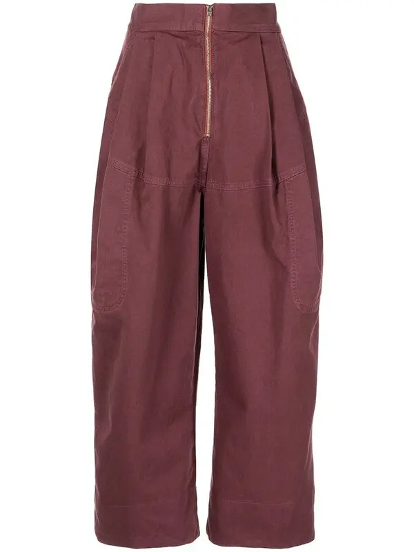 Rachel Comey Bandini Cropped Wide-leg Trousers