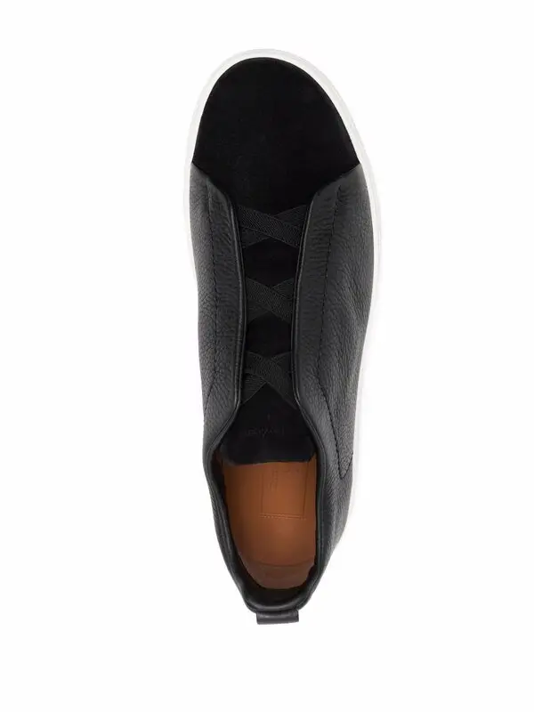 Ermenegildo Zegna Triple Stitch Laceless Sneakers