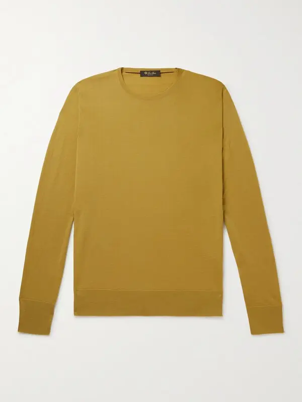 Loro Piana Wish Virgin Wool Sweater - Yellow