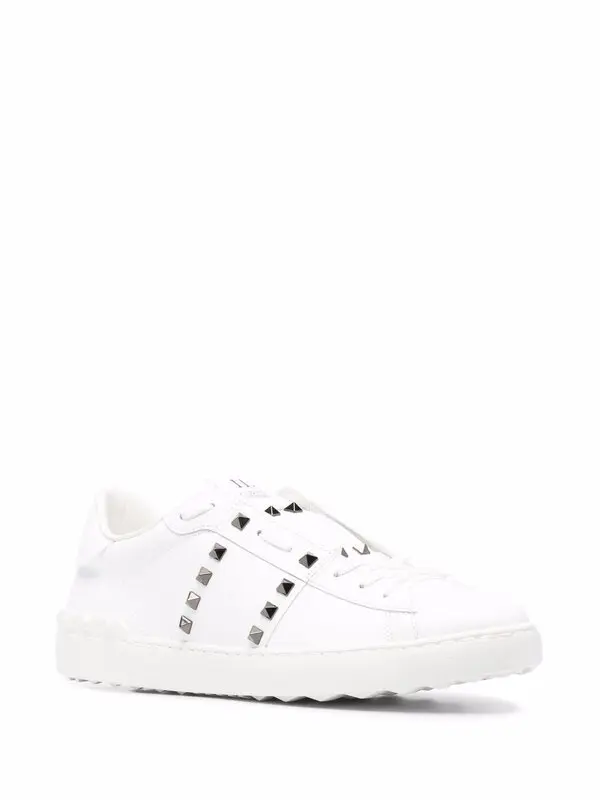 Valentino Garavani Rockstud Untitled Leather Sneakers
