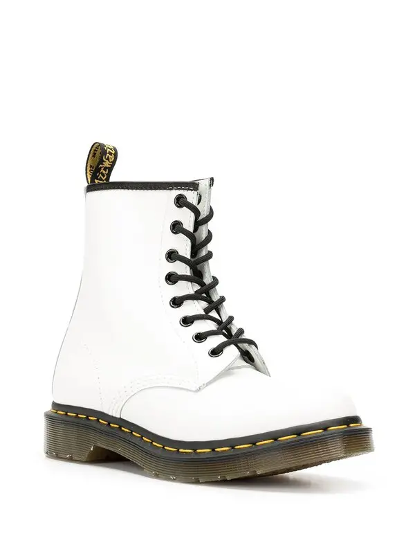 Dr. Martens Ankle Lace-up Boots - White