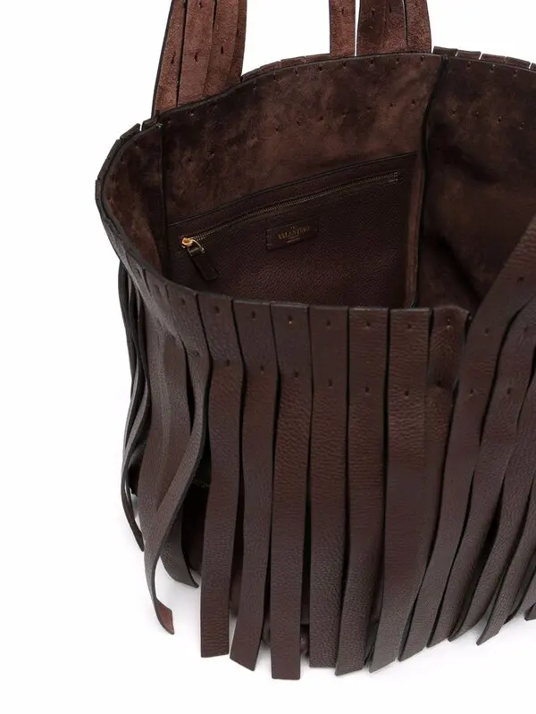 Valentino Garavani Fringed Tote Bag