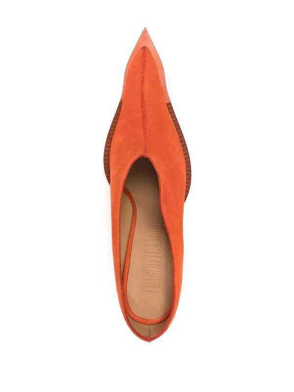 KNWLS Pointed Suede Pumps