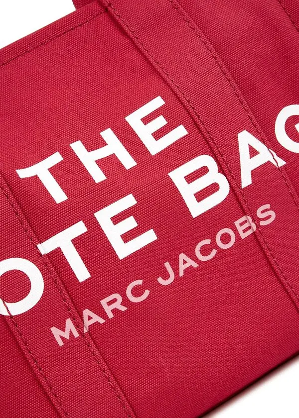 Marc Jacobs The Traveler Small Raspberry Canvas Tote