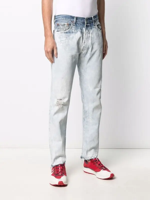 GALLERY DEPT. Mid-rise Bleached Jeans