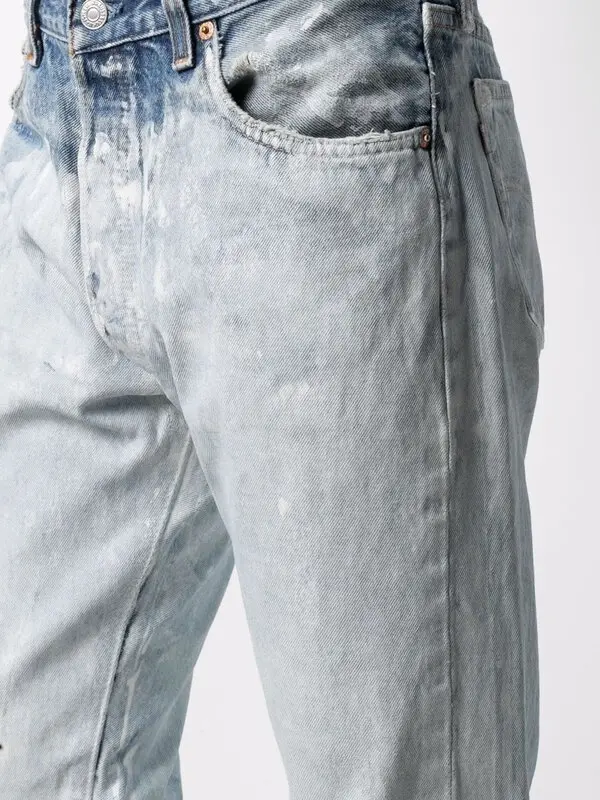 GALLERY DEPT. Mid-rise Bleached Jeans