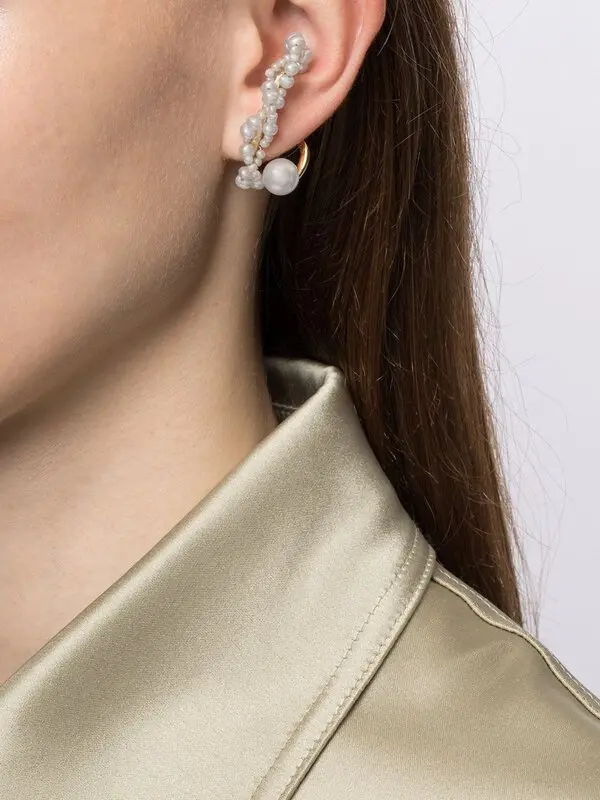 Completedworks 14kt Ear Climber Cuff Earring