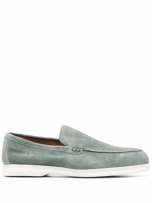 DOUCAL'S Smooth-finish Loafers - Green