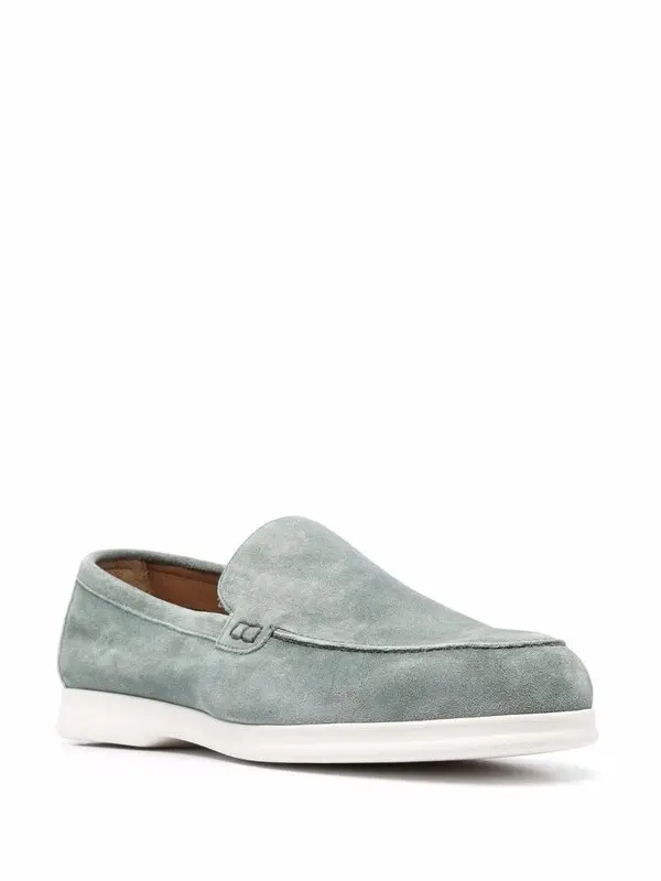 DOUCAL'S Smooth-finish Loafers - Green