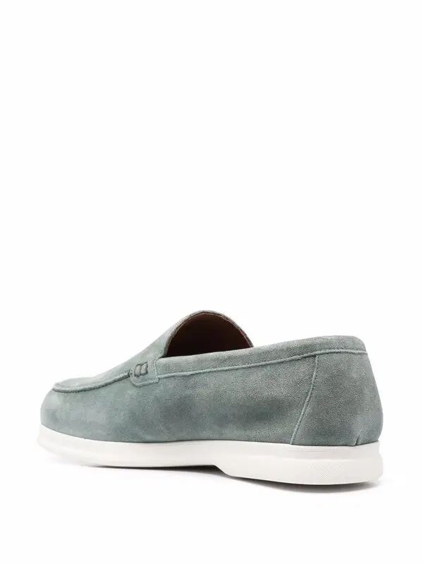 DOUCAL'S Smooth-finish Loafers - Green