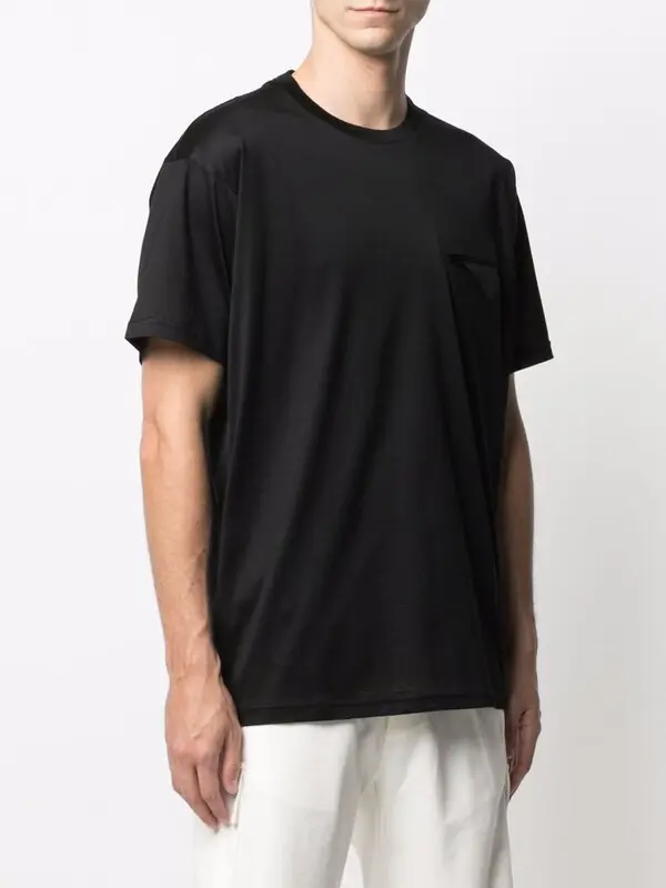 LOW BRAND Solid-colour Crewneck T-shirt